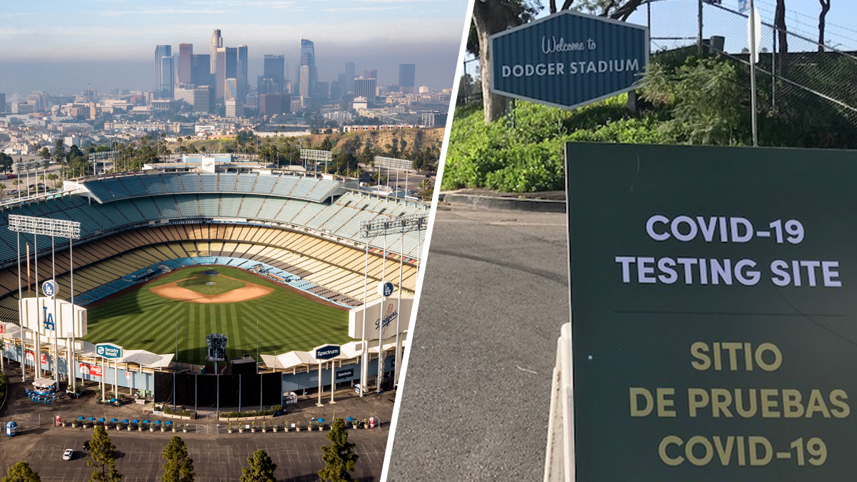 Estadio de los Dodgers se convierte en centro de pruebas de COVID-19 ...