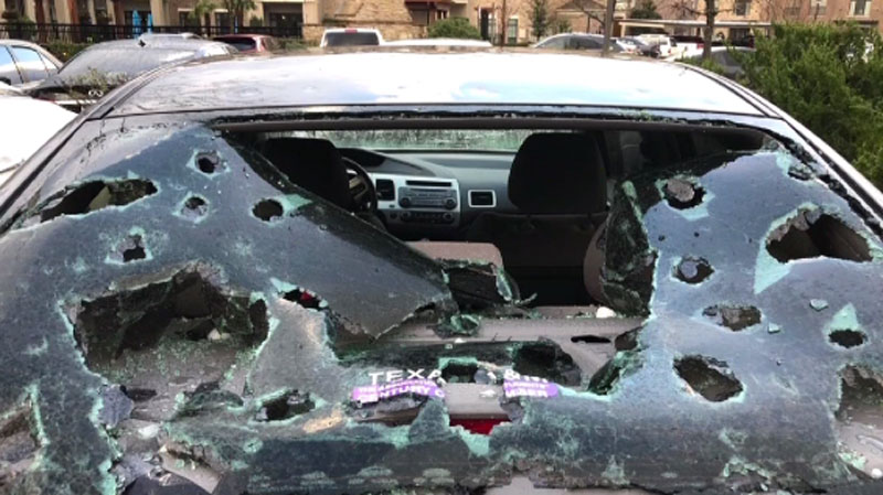 Lo que debe saber y hacer si el granizo destrozó su automóvil ...