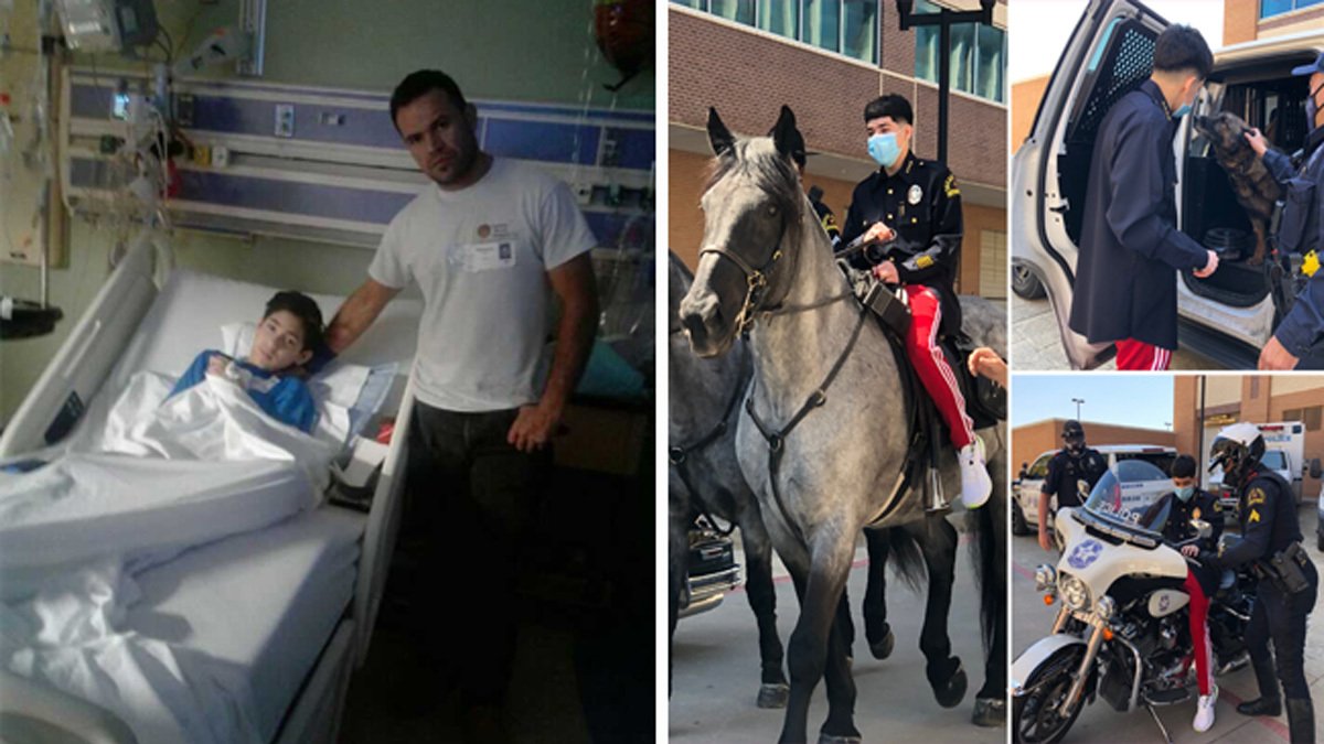 Policía de Dallas hace sueño realidad para menor con fibrosis quística ...