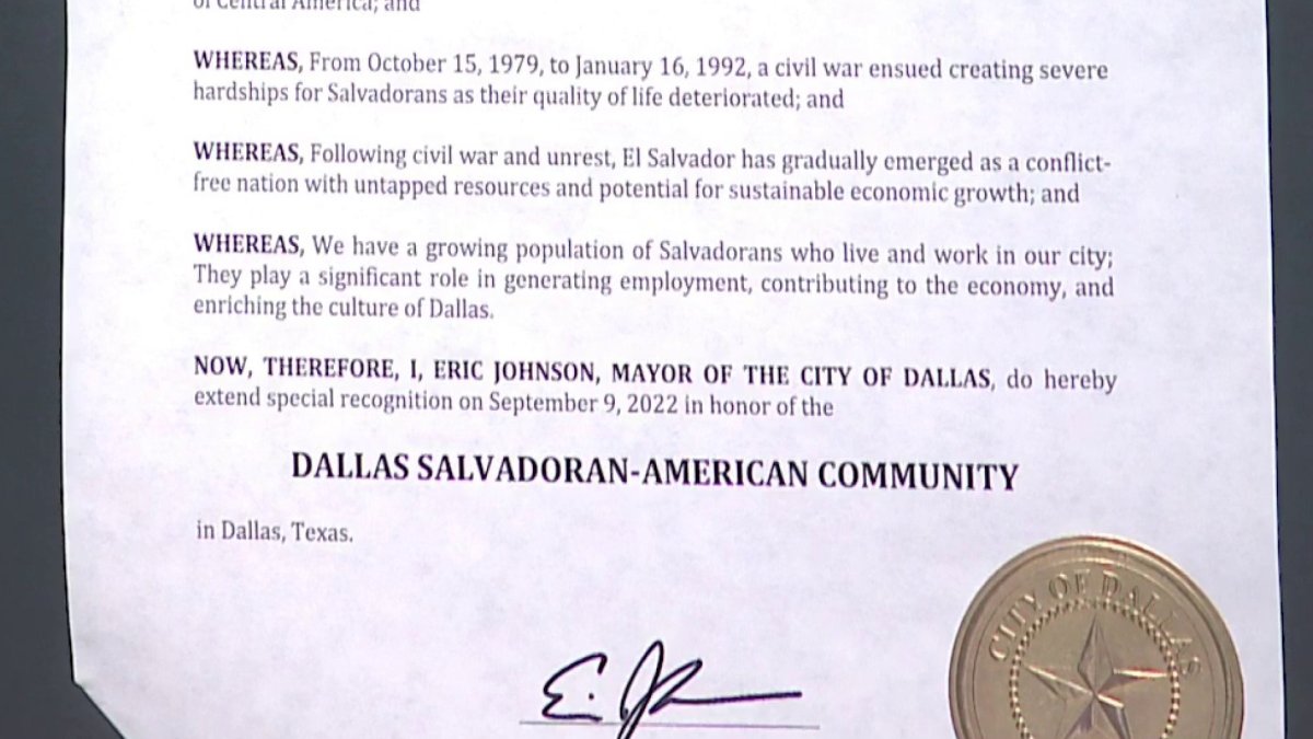Reconocen a la comunidad salvadoreña del Metroplex – Telemundo Dallas (39)
