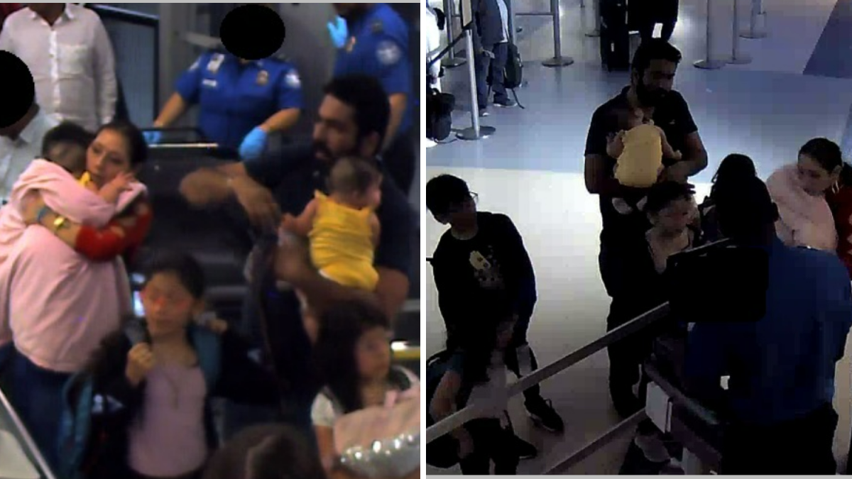 Revelan imágenes de la familia del niño Noel Rodríguez en el aeropuerto ...