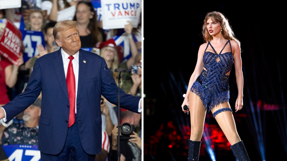 Trump publica falsas imágenes de Taylor Swift apoyando su candidatura ...