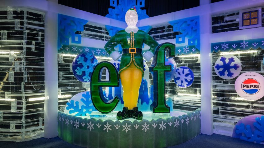 La exhibición navideña ICE regresa a Grapevine con la temática de "Elf ...