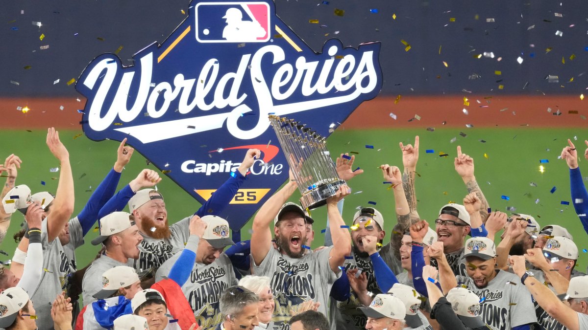 Los Dodgers celebran victoria de la Serie Mundial en Los Ángeles ...