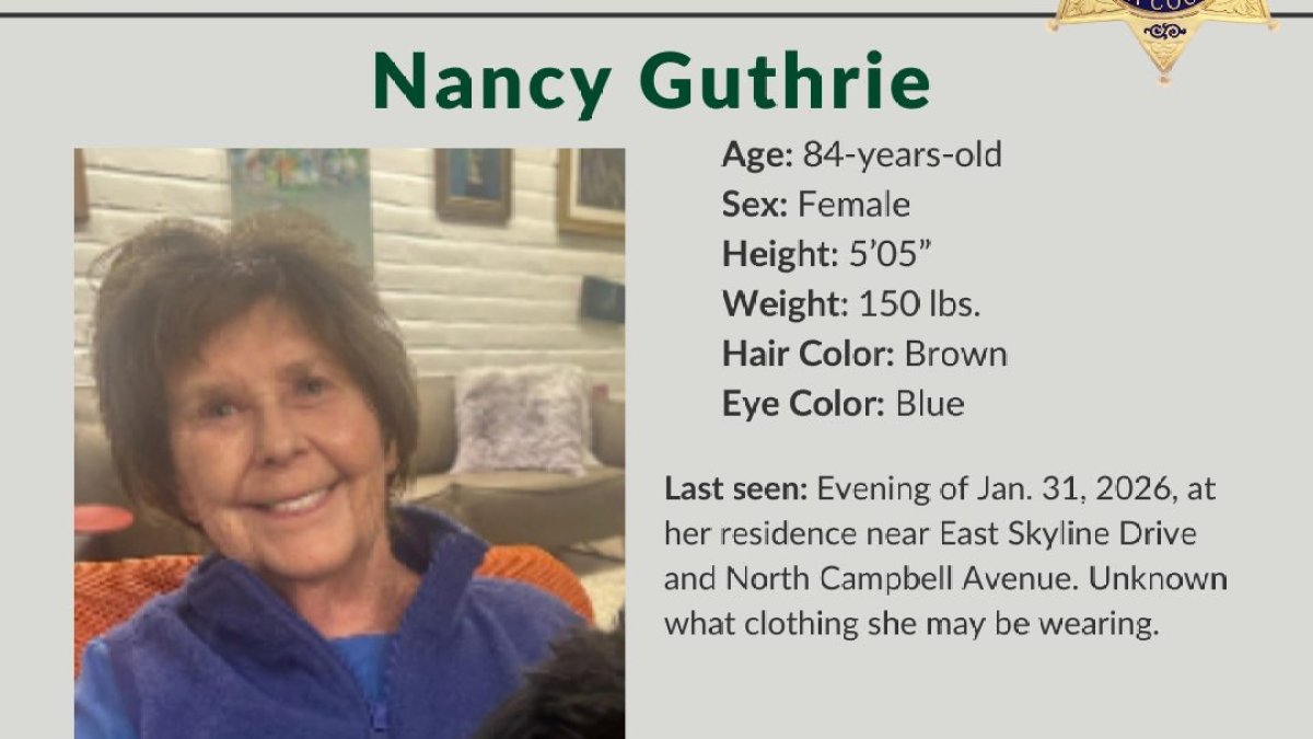 Caso Nancy Guthrie, piden llamen con pistas y no opiniones al 911 ...