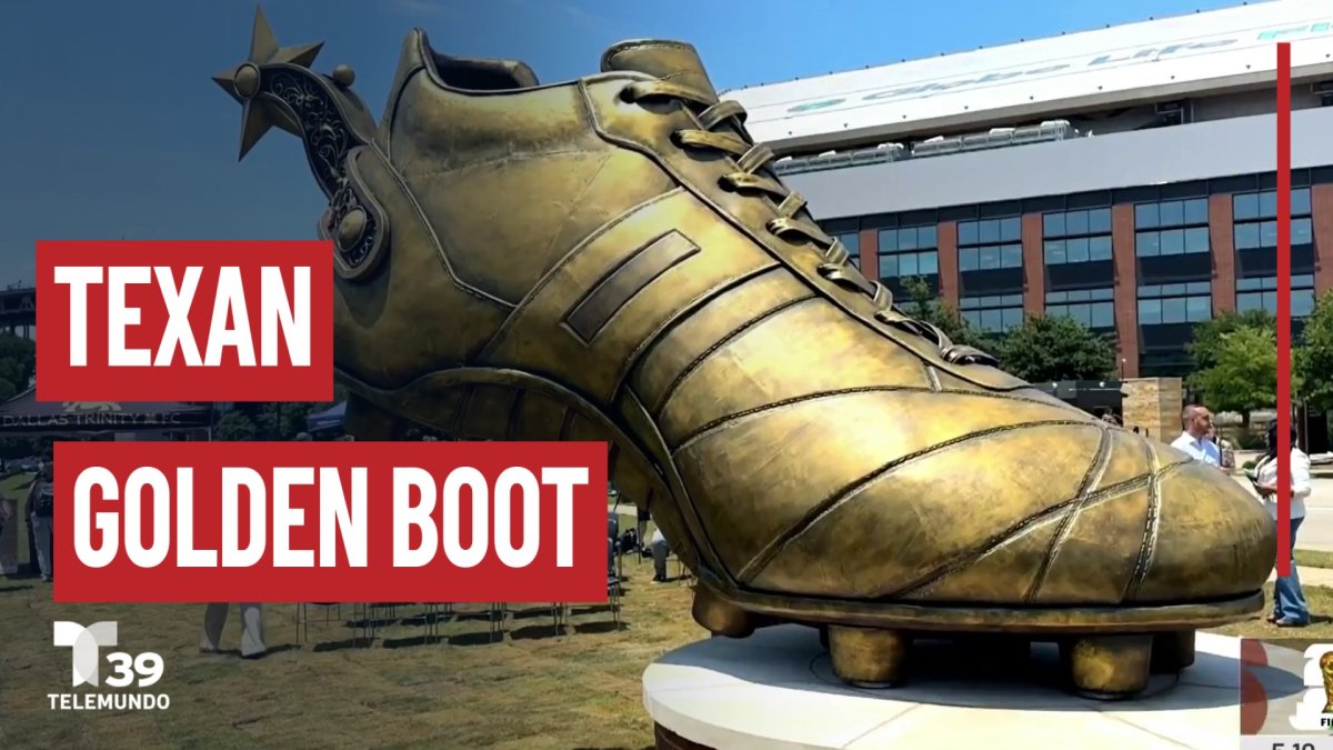 Texan Golden Boot, escultura oficial del Mundial en Arlington ...